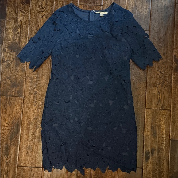 miami | Dresses | Miami Navy Blue Lace Dress | Poshmark